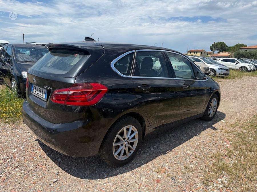Black BMW 218 Active Tourer 2015 in Siauliai, with an engine capacity of 2.00 L and mileage of 270 thousand km for 6200 €, photo 5 on AUTOMOTO.COM.LV
