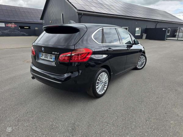 Black BMW 218 Active Tourer 2015 in Taurage, with an engine capacity of 2.00 L and mileage of 180 thousand km for 7999 €, photo 4 on AUTOMOTO.COM.LV