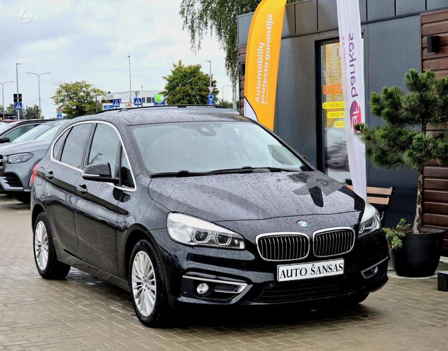 Melns BMW 218 Active Tourer 2015 Tauragė, ar dzinēja tilpumu 2.00 L un nobraukumu 184 tūkst. km par 9500 €, foto 3 vietnē AUTOMOTO.COM.LV