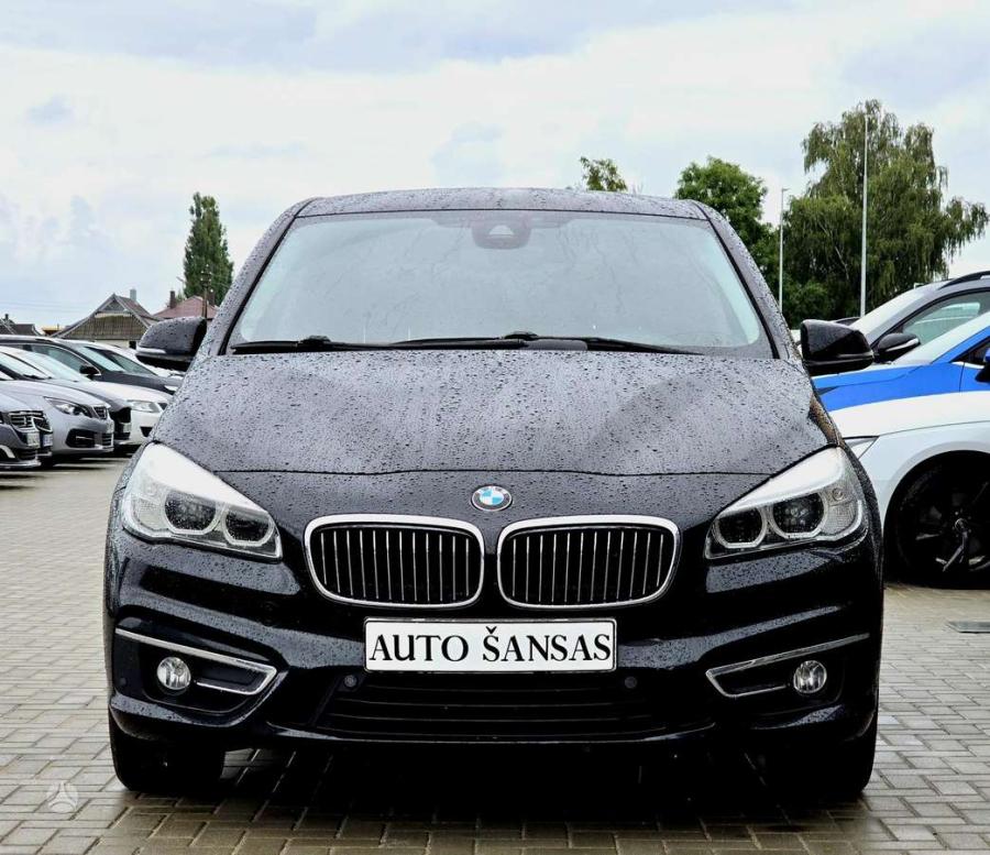 Melns BMW 218 Active Tourer 2015 Tauragė, ar dzinēja tilpumu 2.00 L un nobraukumu 184 tūkst. km par 9500 €, foto 4 vietnē AUTOMOTO.COM.LV