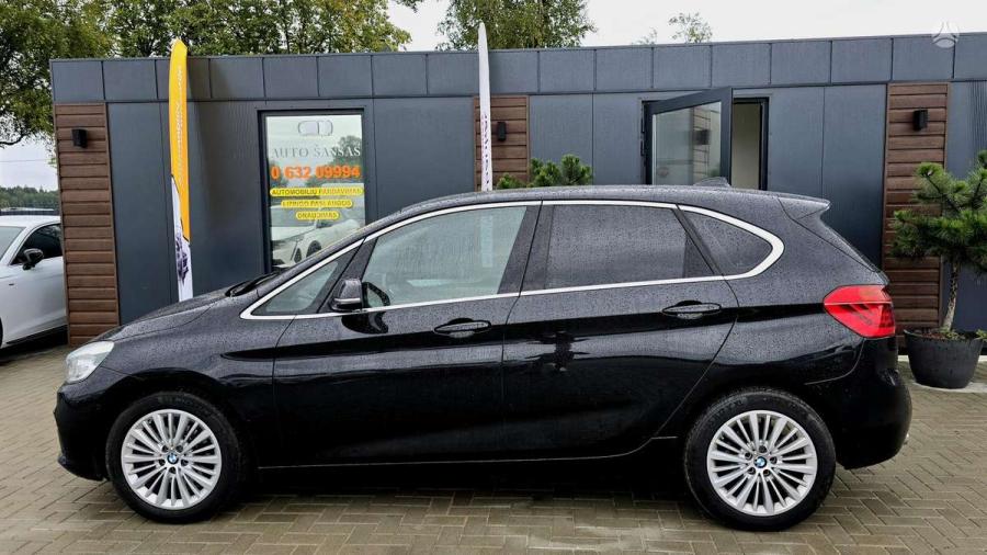 Melns BMW 218 Active Tourer 2015 Tauragė, ar dzinēja tilpumu 2.00 L un nobraukumu 184 tūkst. km par 9500 €, foto 6 vietnē AUTOMOTO.COM.LV