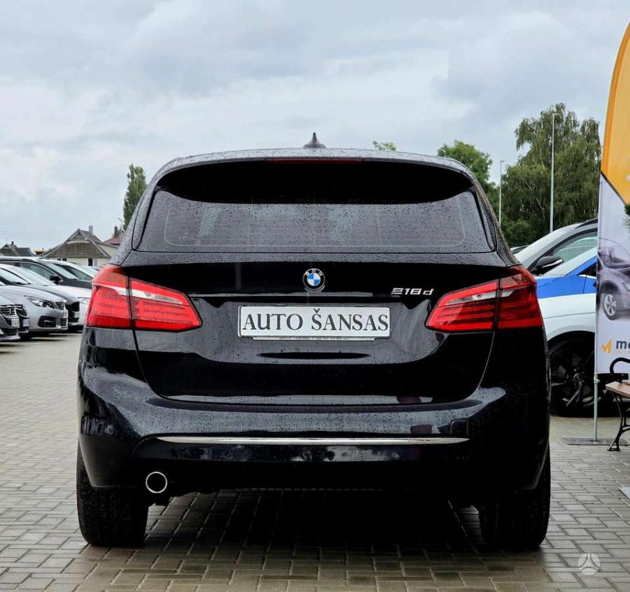 Melns BMW 218 Active Tourer 2015 Tauragė, ar dzinēja tilpumu 2.00 L un nobraukumu 184 tūkst. km par 9500 €, foto 10 vietnē AUTOMOTO.COM.LV