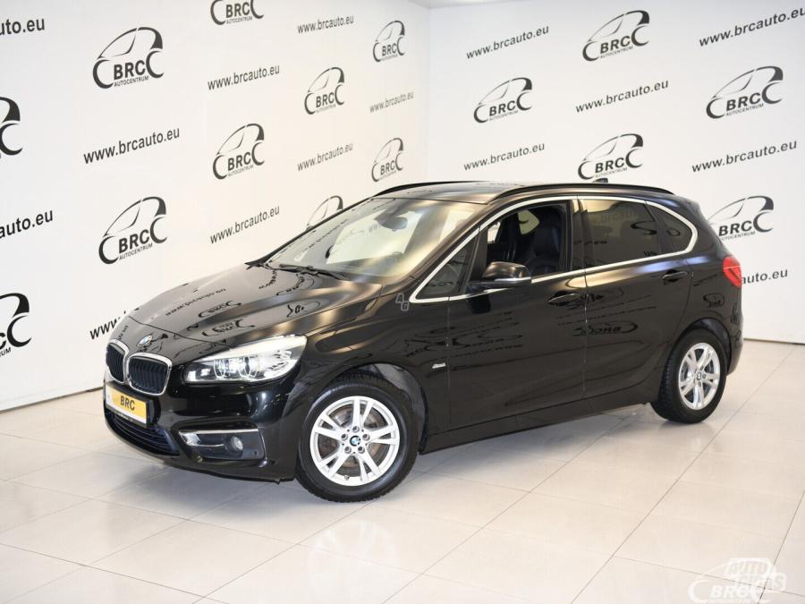 Melns BMW 218 Active Tourer 2016 Avižieniai, ar dzinēja tilpumu 2.00 L un nobraukumu 321 tūkst. km par 7500 €, foto 1 vietnē AUTOMOTO.COM.LV