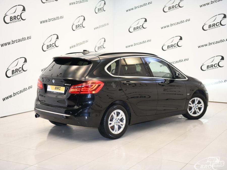 Melns BMW 218 Active Tourer 2016 Avižieniai, ar dzinēja tilpumu 2.00 L un nobraukumu 321 tūkst. km par 7500 €, foto 3 vietnē AUTOMOTO.COM.LV