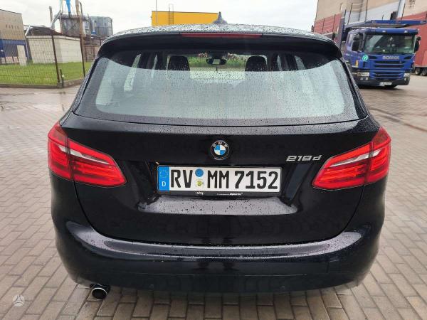 Black BMW 218 Active Tourer 2017 in Taurage, with an engine capacity of 2.00 L and mileage of 293 thousand km for 5900 €, photo 6 on AUTOMOTO.COM.LV