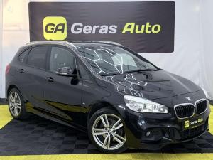 Black BMW 218 Active Tourer 2017 in Vilnius, with an engine capacity of 2.00 L and mileage of 191 thousand km for 9790 €, photo 4 on AUTOMOTO.COM.LV