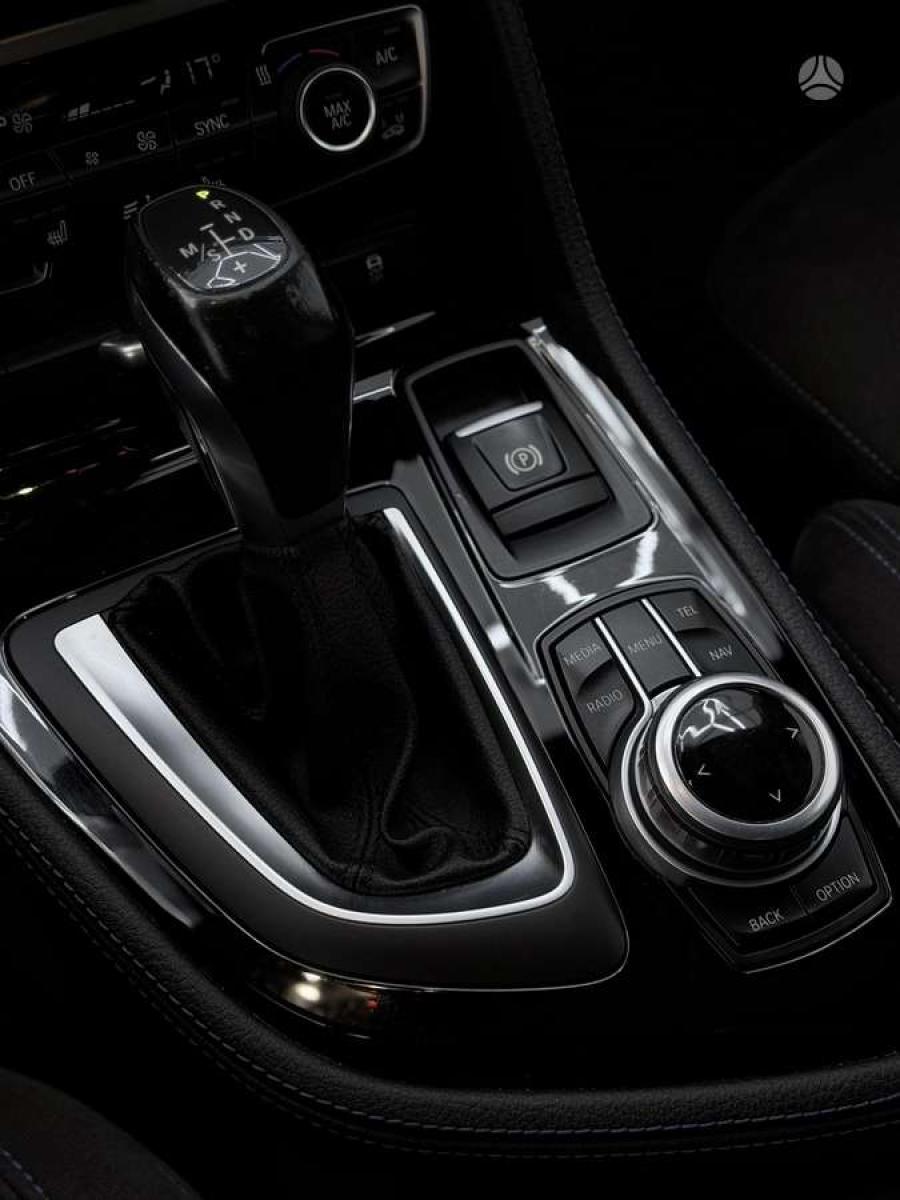 Black BMW 218 Active Tourer 2017 in Vilnius, with an engine capacity of 2.00 L and mileage of 191 thousand km for 9790 €, photo 20 on AUTOMOTO.COM.LV