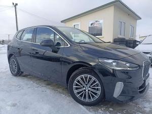 Black BMW 218 Active Tourer 2023 in Vilnius, with an engine capacity of 1.50 L and mileage of 144 thousand km for 23353 €, photo  on AUTOMOTO.COM.LV