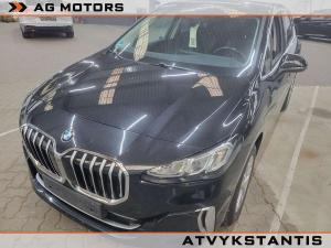 Black BMW 218 Active Tourer 2023 in Vilnius, with an engine capacity of 1.50 L and mileage of 108 thousand km for 21500 €, photo  on AUTOMOTO.COM.LV
