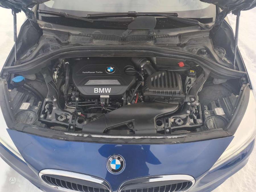 Zils BMW 218 Active Tourer 2015 Tauragė, ar dzinēja tilpumu 0.20 L un nobraukumu 268 tūkst. km par 6700 €, foto 30 vietnē AUTOMOTO.COM.LV