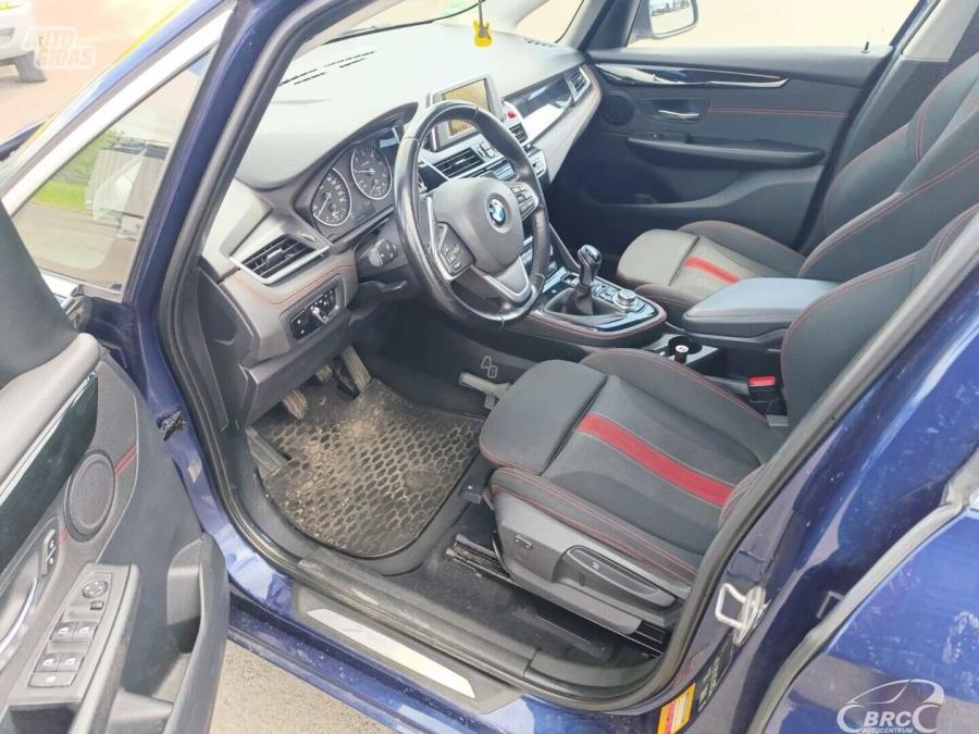 Синий БМВ 218 Active Tourer 2015 в Авиженяй, объемом двигателя 2.00 л и пробегом 311 тыс. км за 6900 €, фото 19 на AUTOMOTO.COM.LV