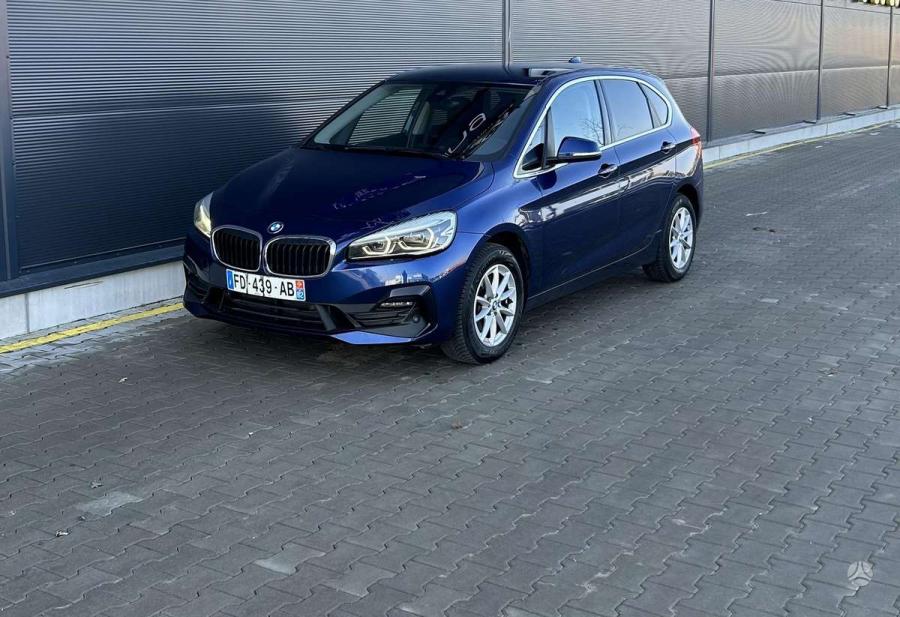 Синий БМВ 218 Active Tourer 2019 в Вильнюс, объемом двигателя 2.00 л и пробегом 195 тыс. км за 7500 €, фото 1 на AUTOMOTO.COM.LV