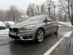 Brown BMW 218 Active Tourer 2016 in Vilnius, with an engine capacity of 2.00 L and mileage of 91 thousand km for 11000 €, photo 2 on AUTOMOTO.COM.LV
