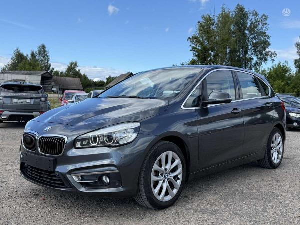 Grey BMW 218 Active Tourer 2015 in Utena, with an engine capacity of 2.00 L and mileage of 178 thousand km for 6800 €, photo 1 on AUTOMOTO.COM.LV