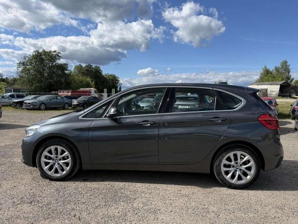 Grey BMW 218 Active Tourer 2015 in Utena, with an engine capacity of 2.00 L and mileage of 178 thousand km for 6800 €, photo 5 on AUTOMOTO.COM.LV