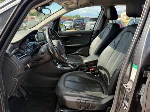 Grey BMW 218 Active Tourer 2015 in Utena, with an engine capacity of 2.00 L and mileage of 178 thousand km for 6750 €, photo 14 on AUTOMOTO.COM.LV
