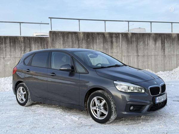 Pelēks BMW 218 Active Tourer 2016 Viļņa, ar dzinēja tilpumu 2.00 L un nobraukumu 221 tūkst. km par 8200 €, foto 2 vietnē AUTOMOTO.COM.LV