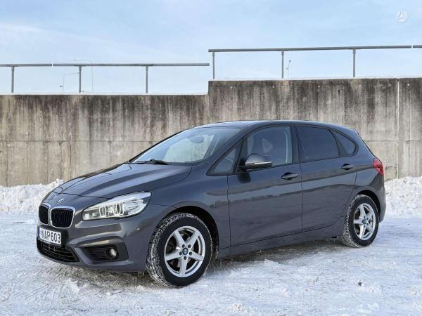 Pelēks BMW 218 Active Tourer 2016 Viļņa, ar dzinēja tilpumu 2.00 L un nobraukumu 221 tūkst. km par 8200 €, foto 4 vietnē AUTOMOTO.COM.LV