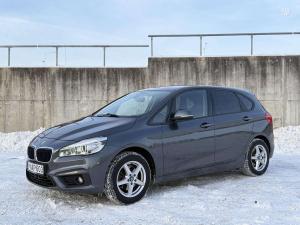 Grey BMW 218 Active Tourer 2016 in Vilnius, with an engine capacity of 2.00 L and mileage of 221 thousand km for 8200 €, photo 4 on AUTOMOTO.COM.LV