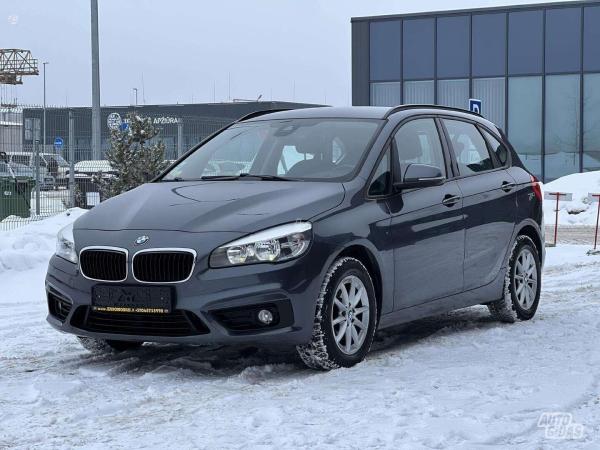 Pelēks BMW 218 Active Tourer 2016 Šauļi, ar dzinēja tilpumu 2.00 L un nobraukumu 218 tūkst. km par 8700 €, foto 2 vietnē AUTOMOTO.COM.LV