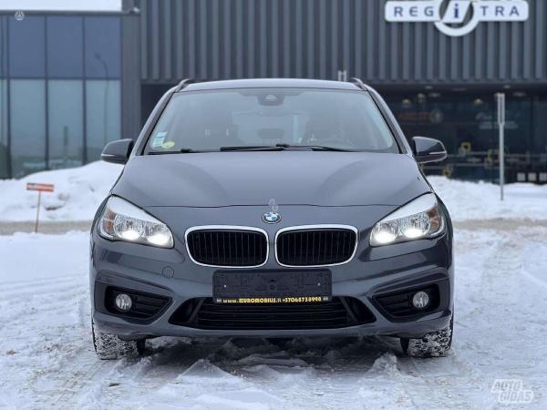Pelēks BMW 218 Active Tourer 2016 Šauļi, ar dzinēja tilpumu 2.00 L un nobraukumu 218 tūkst. km par 8700 €, foto 3 vietnē AUTOMOTO.COM.LV