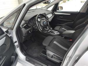 Pelēks BMW 218 Active Tourer 2017 Kelmė, ar dzinēja tilpumu 2.00 L un nobraukumu 219 tūkst. km par 8600 €, foto 9 vietnē AUTOMOTO.COM.LV