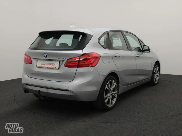 Grey BMW 218 Active Tourer 2014 in Vilnius, with an engine capacity of 2.00 L and mileage of 165 thousand km for 9699 €, photo 8 on AUTOMOTO.COM.LV