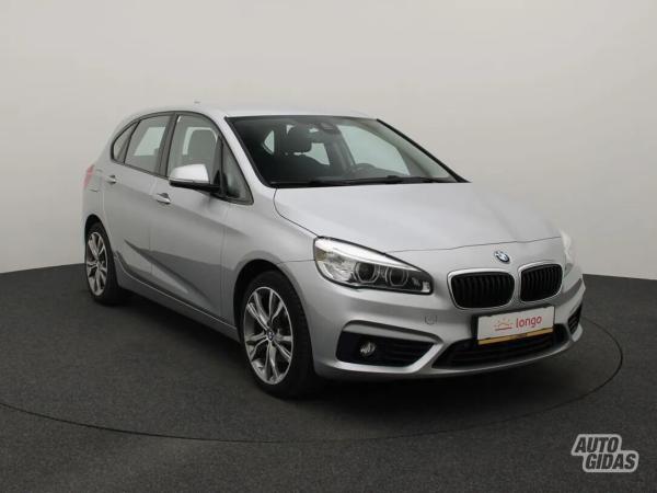 Grey BMW 218 Active Tourer 2014 in Vilnius, with an engine capacity of 2.00 L and mileage of 165 thousand km for 9699 €, photo 10 on AUTOMOTO.COM.LV