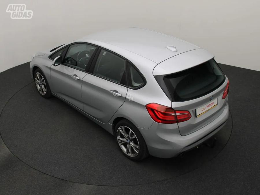 Grey BMW 218 Active Tourer 2014 in Vilnius, with an engine capacity of 2.00 L and mileage of 165 thousand km for 9699 €, photo 13 on AUTOMOTO.COM.LV