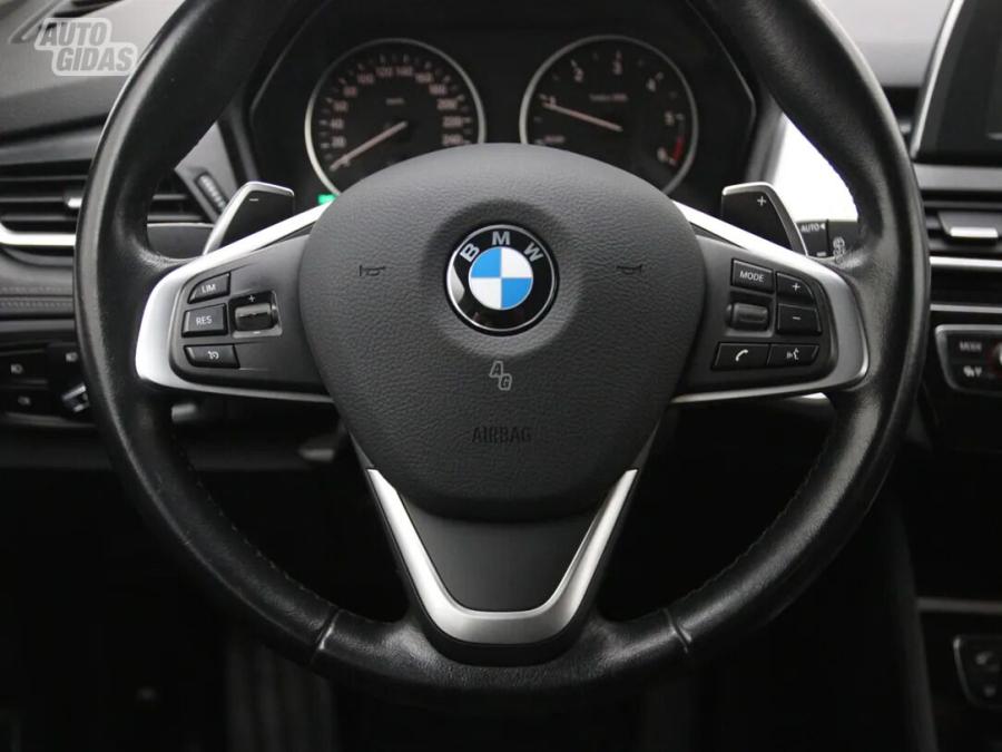 Grey BMW 218 Active Tourer 2014 in Vilnius, with an engine capacity of 2.00 L and mileage of 165 thousand km for 9699 €, photo 19 on AUTOMOTO.COM.LV