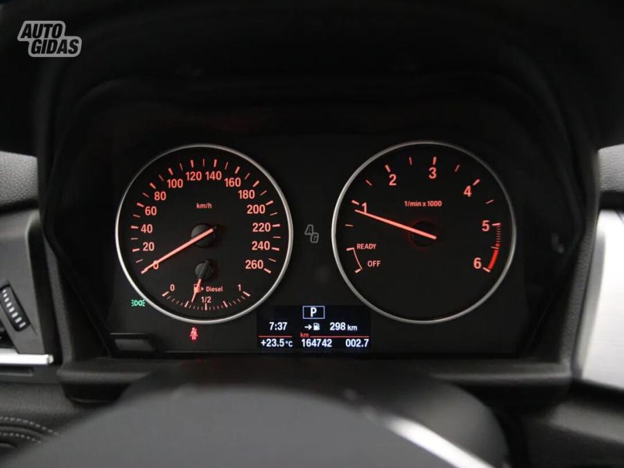 Grey BMW 218 Active Tourer 2014 in Vilnius, with an engine capacity of 2.00 L and mileage of 165 thousand km for 9699 €, photo 20 on AUTOMOTO.COM.LV