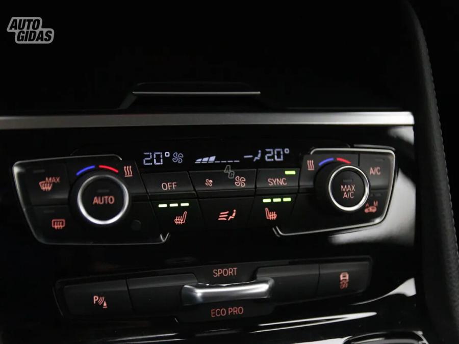 Grey BMW 218 Active Tourer 2014 in Vilnius, with an engine capacity of 2.00 L and mileage of 165 thousand km for 9699 €, photo 21 on AUTOMOTO.COM.LV