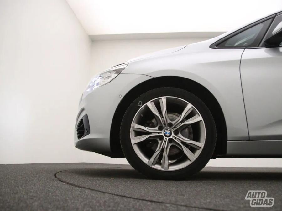 Grey BMW 218 Active Tourer 2014 in Vilnius, with an engine capacity of 2.00 L and mileage of 165 thousand km for 9699 €, photo 29 on AUTOMOTO.COM.LV