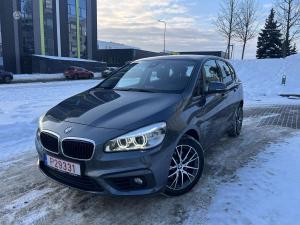Pelēks BMW 218 Active Tourer 2015 Viļņa, ar dzinēja tilpumu 1.50 L un nobraukumu 188 tūkst. km par 10250 €, foto  vietnē AUTOMOTO.COM.LV