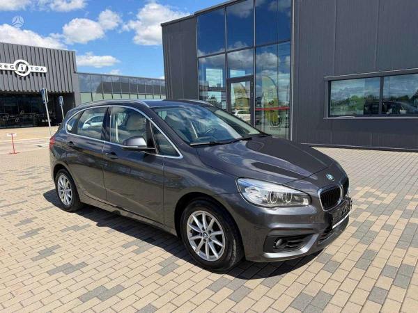 Grey BMW 218 Active Tourer 2016 in Siauliai, with an engine capacity of 2.00 L and mileage of 154 thousand km for 8200 €, photo 1 on AUTOMOTO.COM.LV