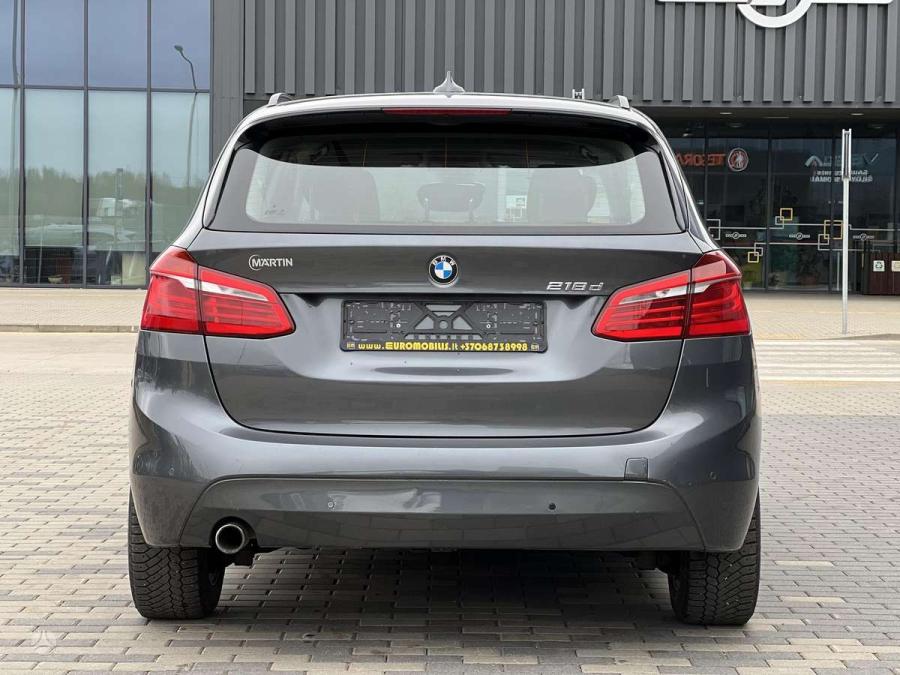 Pelēks BMW 218 Active Tourer 2016 Šauļi, ar dzinēja tilpumu 2.00 L un nobraukumu 218 tūkst. km par 7900 €, foto 7 vietnē AUTOMOTO.COM.LV