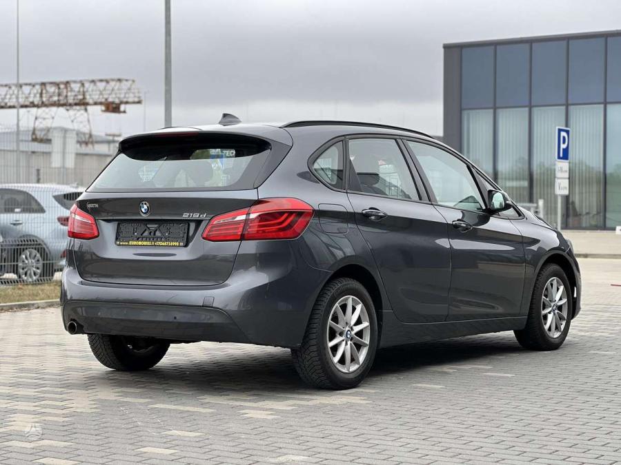 Pelēks BMW 218 Active Tourer 2016 Šauļi, ar dzinēja tilpumu 2.00 L un nobraukumu 218 tūkst. km par 7900 €, foto 8 vietnē AUTOMOTO.COM.LV