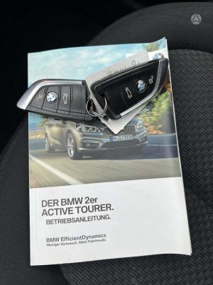 Pelēks BMW 218 Active Tourer 2016 Šauļi, ar dzinēja tilpumu 2.00 L un nobraukumu 218 tūkst. km par 7900 €, foto 28 vietnē AUTOMOTO.COM.LV