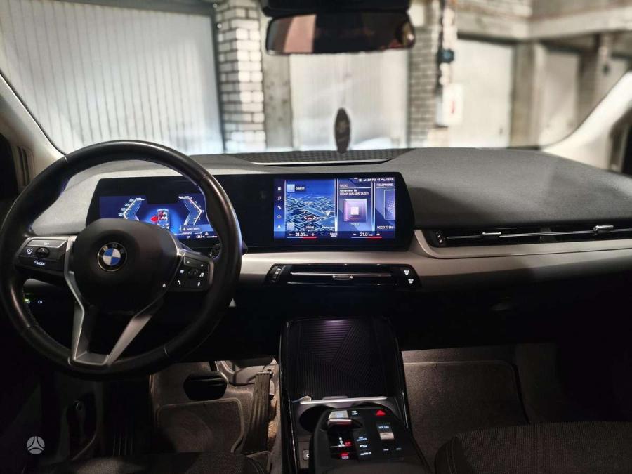 Pelēks BMW 218 Active Tourer 2022 Viļņa, ar dzinēja tilpumu 2.00 L un nobraukumu 209 tūkst. km par 17700 €, foto 19 vietnē AUTOMOTO.COM.LV