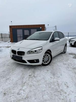 Balts BMW 218 Active Tourer 2015 Kauņa, ar dzinēja tilpumu 2.00 L un nobraukumu 192 tūkst. km par 8999 €, foto  vietnē AUTOMOTO.COM.LV