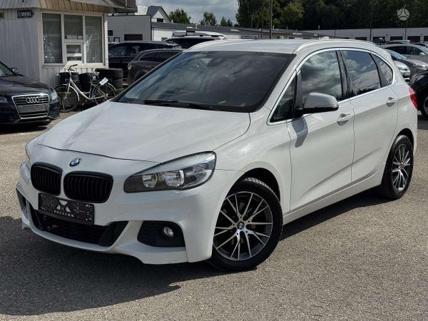 Белый БМВ 218 Active Tourer 2016 в Утена, объемом двигателя 1.50 л и пробегом 270 тыс. км за 6250 €, фото 3 на AUTOMOTO.COM.LV