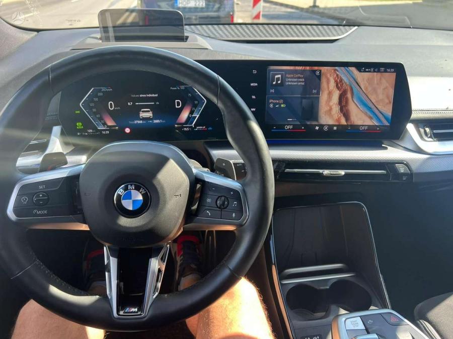 Balts BMW 218 Active Tourer 2024 Panevēža, ar dzinēja tilpumu 2.00 L un nobraukumu 27 tūkst. km par 21000 €, foto 18 vietnē AUTOMOTO.COM.LV