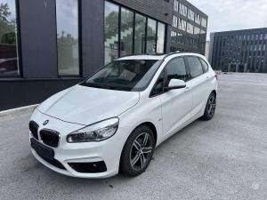 Белый БМВ 218 Active Tourer 2015 в Каунас, объемом двигателя 2.00 л и пробегом 128 тыс. км за 9980 €, фото  на AUTOMOTO.COM.LV