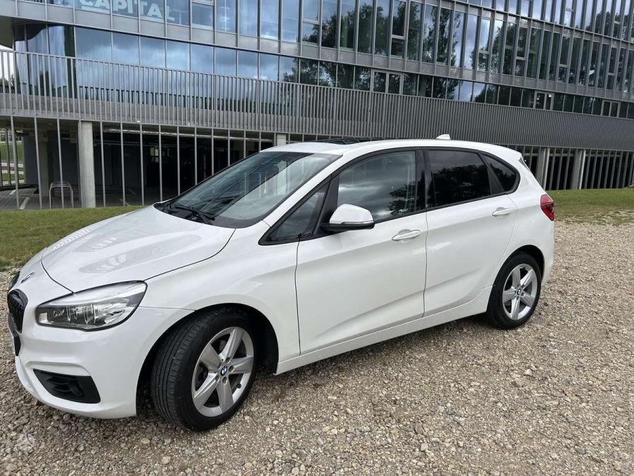 Balts BMW 218 Active Tourer 2015 Viļņa, ar dzinēja tilpumu 2.00 L un nobraukumu 268 tūkst. km par 7450 €, foto 7 vietnē AUTOMOTO.COM.LV