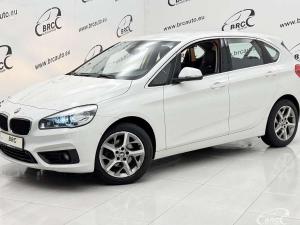 White BMW 218 Active Tourer 2016 in Vilnius, with an engine capacity of 2.00 L and mileage of 416 thousand km for 6800 €, photo  on AUTOMOTO.COM.LV
