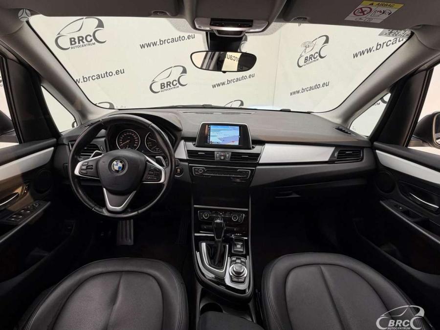 White BMW 218 Active Tourer 2016 in Vilnius, with an engine capacity of 2.00 L and mileage of 416 thousand km for 6800 €, photo 4 on AUTOMOTO.COM.LV