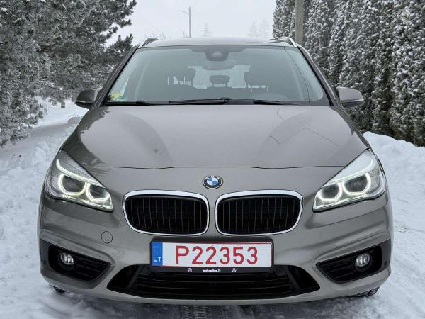 Yellow BMW 218 Active Tourer 2015 in Raseiniai, with an engine capacity of 2.00 L and mileage of 236 thousand km for 7950 €, photo 5 on AUTOMOTO.COM.LV