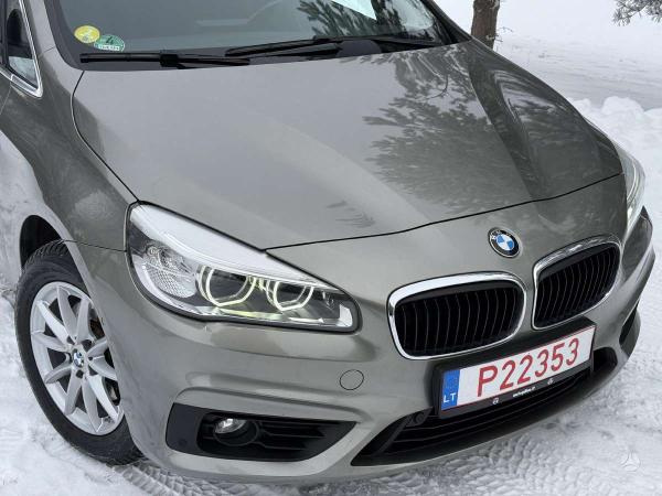 Yellow BMW 218 Active Tourer 2015 in Raseiniai, with an engine capacity of 2.00 L and mileage of 236 thousand km for 7950 €, photo 8 on AUTOMOTO.COM.LV