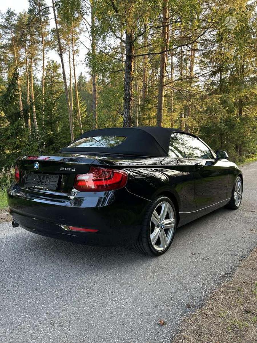 Black BMW 218 2015 in Kaunas, with an engine capacity of 2.00 L and mileage of 184 thousand km for 12900 €, photo 29 on AUTOMOTO.COM.LV
