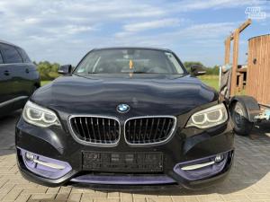 Black BMW 218 2015 in Vilnius, with an engine capacity of 2.00 L and mileage of 189 thousand km for 8450 €, photo 3 on AUTOMOTO.COM.LV